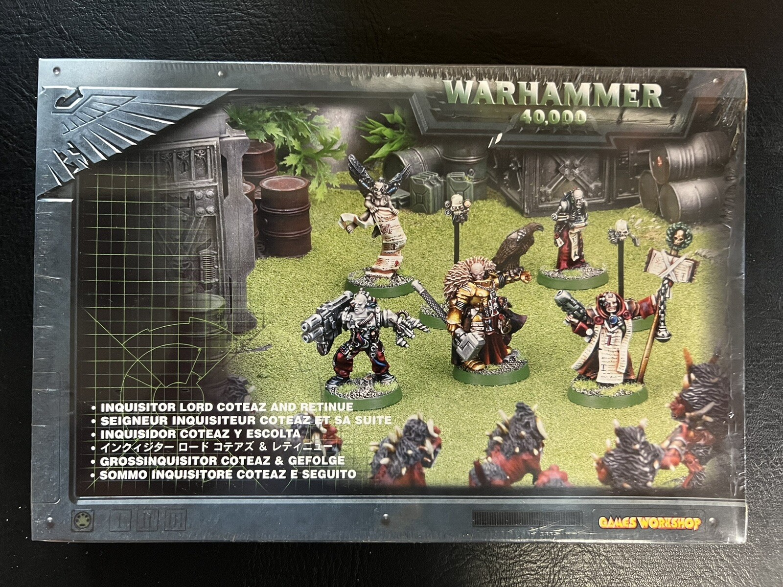 Warhammer 40K Inquisitor Lord Coteaz & Retinue (2003) Sealed OOP Metal ...