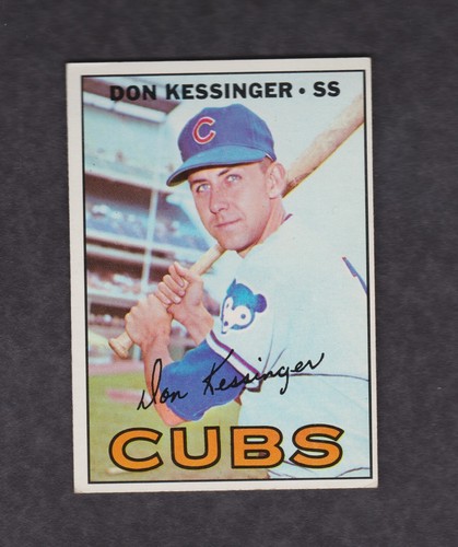 1967 Topps Baseball Card #419 Don Kessinger Chicago Cubs VGEX O/C ...