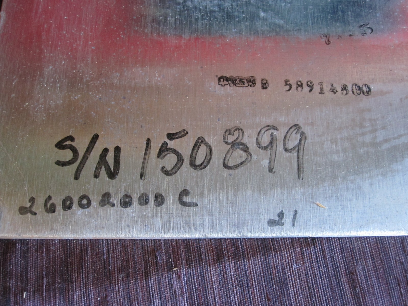 IGT Draw Poker Slant Top Slot Machine REPLACEMENT Bottom Plate w Alpha ...