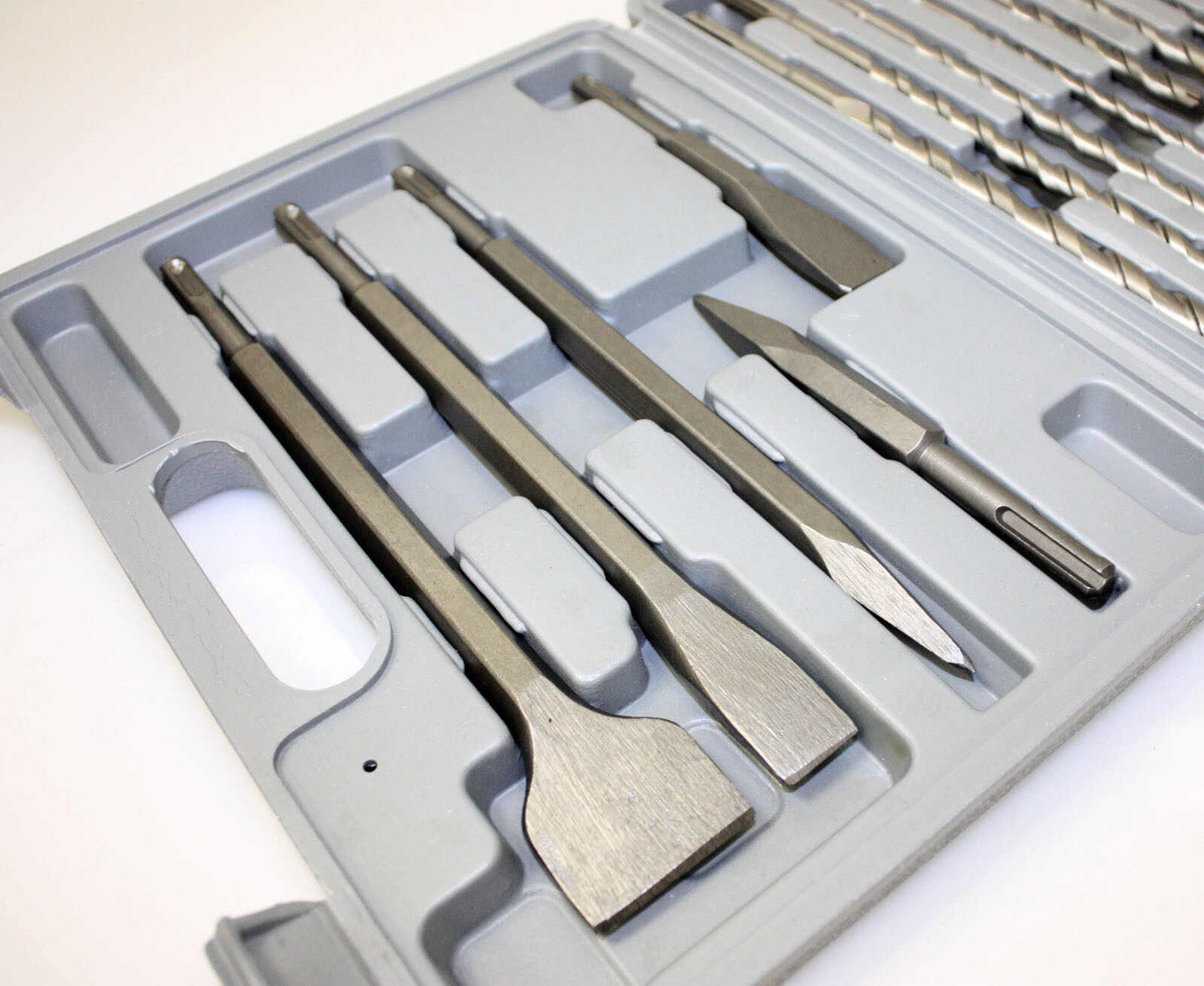 17pc Rotary Hammer Drill Sds Plus Bit Bits Chisel Set Concrete Fits