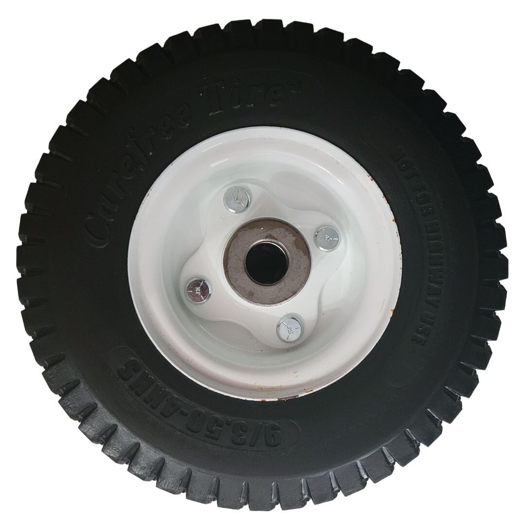 1-Wheel Velke Sulky Wheel & Tire Assembly VKWHEEL 9x3.50-4 Carefree ...