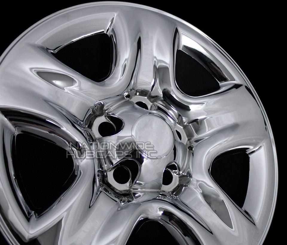 01-07 Toyota Highlander CHROME 16" Wheel Skins Hub Caps 5 Spoke Steel ...