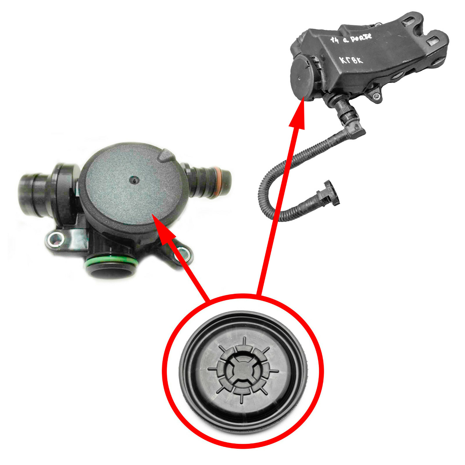 Maserati Ghibli Levante Quattroporte Oil Separator Diaphragm 293162 ...