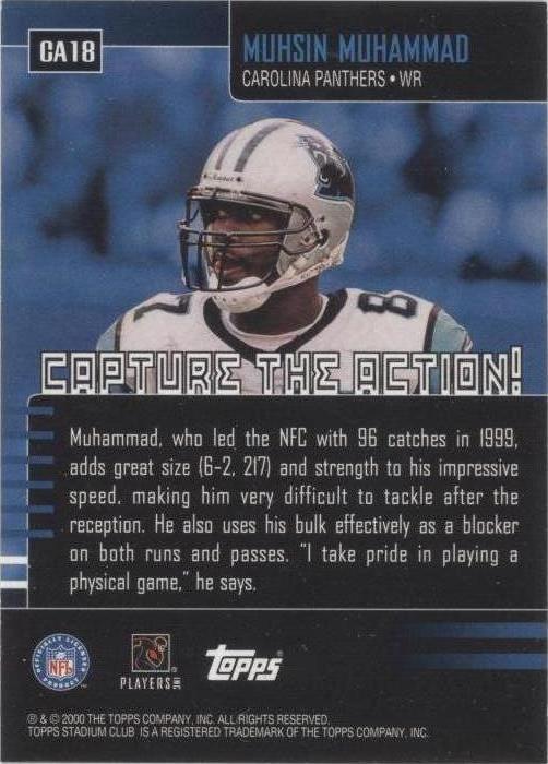 2000 Stadium Club Muhsin Muhammad #CA18 for sale | eBay