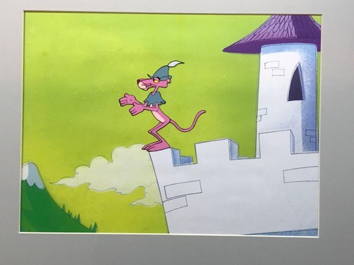 Pink Panther Vintage Animation Production Cel - with matching drawing ...
