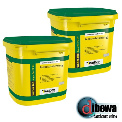 weber.tec Superflex D24 - Deitermann, Kellerabdichtung, 2 x 24 kg | eBay