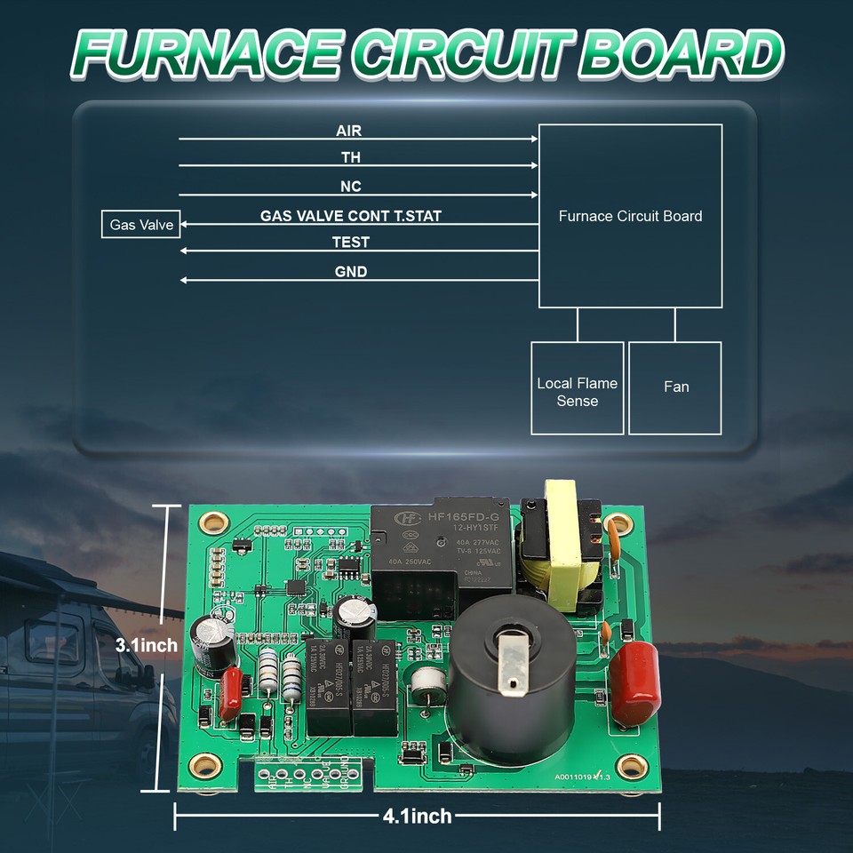 Suburban 520820 RV Furnace Heater Fan Control Ignition Circuit Board New | eBay