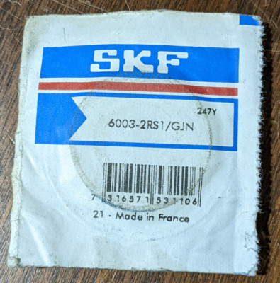 New 6003-2RSH/GJN SKF Deep Groove Ball Bearings Single Row | eBay