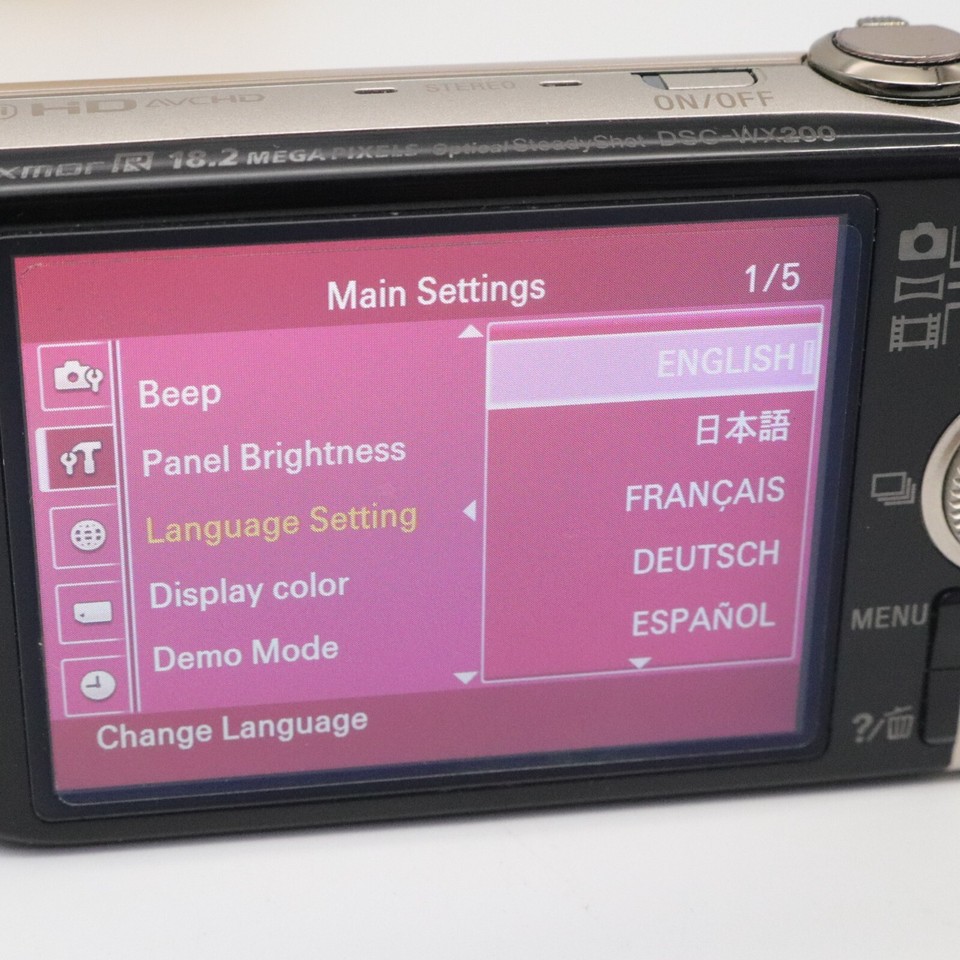 Sony Cyber-shot DSC-WX200 Gold Digital Camera - EXC+++ - Multi-Language - Japan | eBay