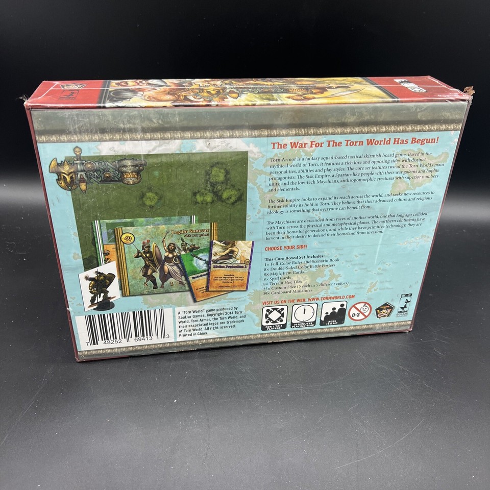 Torn Armor Fantasy Skirmish Board Game Tactical Board Game for 2-4 ...