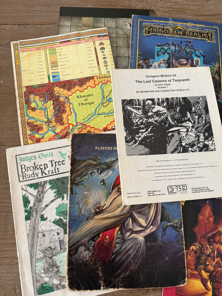 D&D Lot Modules Maps Screen Misc AD&D Advanced Dungeons & Dragons ...
