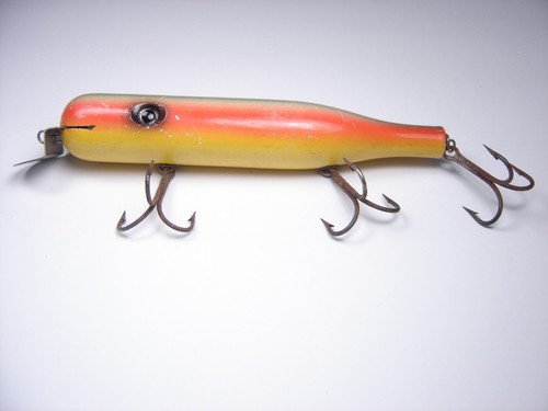 VINTAGE MASTERLURE SALTWATER SURF STRIPER WOOD FISHING LURE | eBay