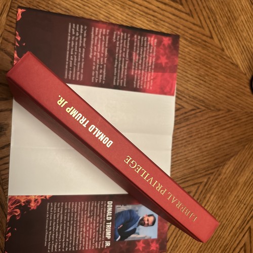 Donald Trump Jr. "Liberal Privilege" AUTOGRAPHED SIGNED BOOK (Great condition!) | eBay