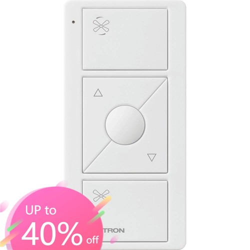 Lutron Pico Smart Remote for Caseta Smart Fan Speed Control, White | eBay