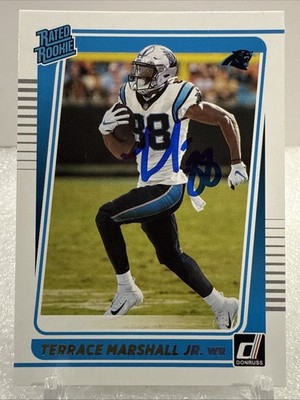 Terrace Marshall JR - 2021 Donruss #266 on card AUTO - Fanatics ...