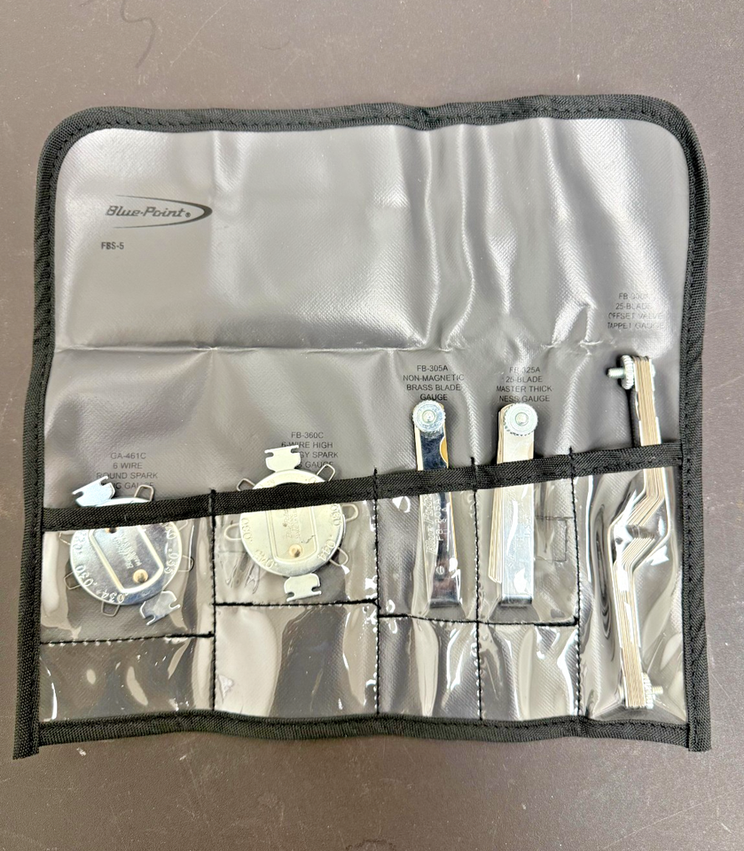 BLUEPOINT 5 PIECE SPARK PLUG VALVE AND TAPPET GAUGE SET - FBS-5 | eBay