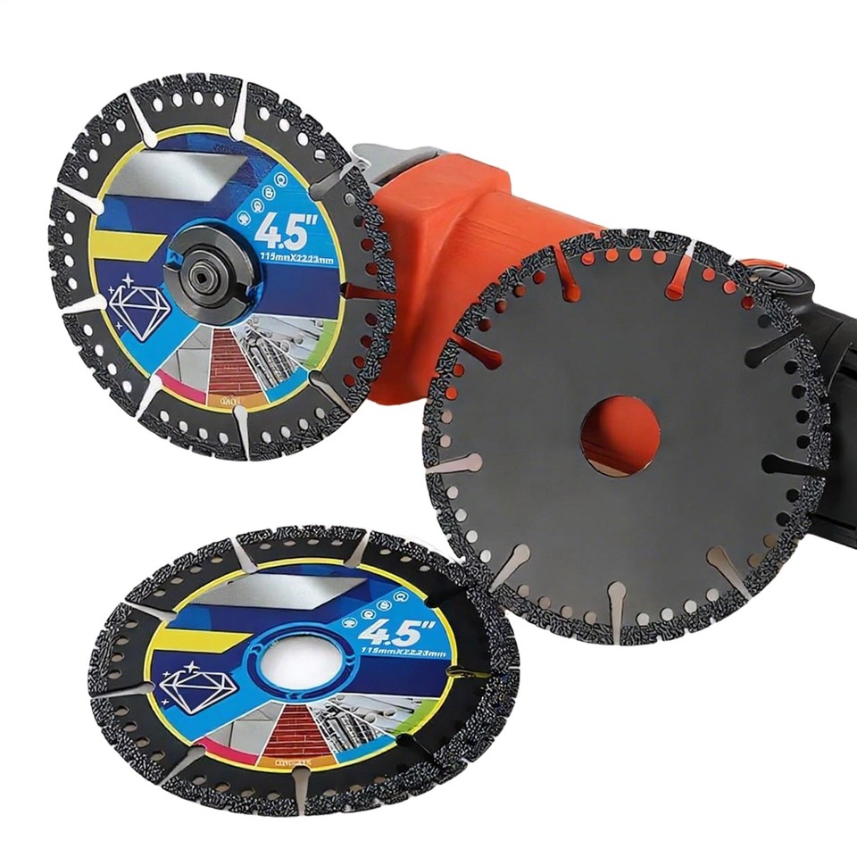 3pcs Diamond Multi-Purpose Saw Blades,4.5 Inch Heavy Duty Diamond ...