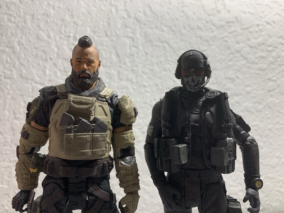 Call Of Duty Lieutenant Simon Riley Ghost Black Ops McFarlane Toys Lot ...