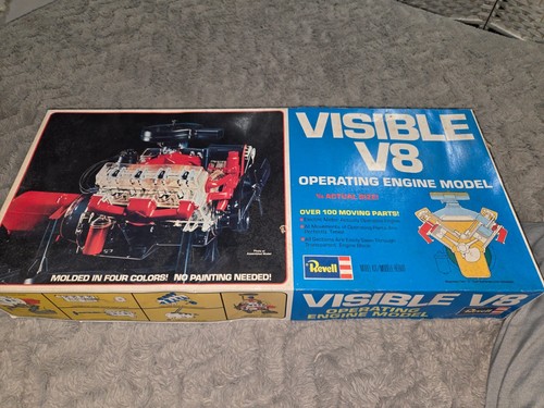 VINTAGE 1977 REVELL VISIBLE V-8 OPERATING MODEL ENGINE 1/4 SCALE | eBay