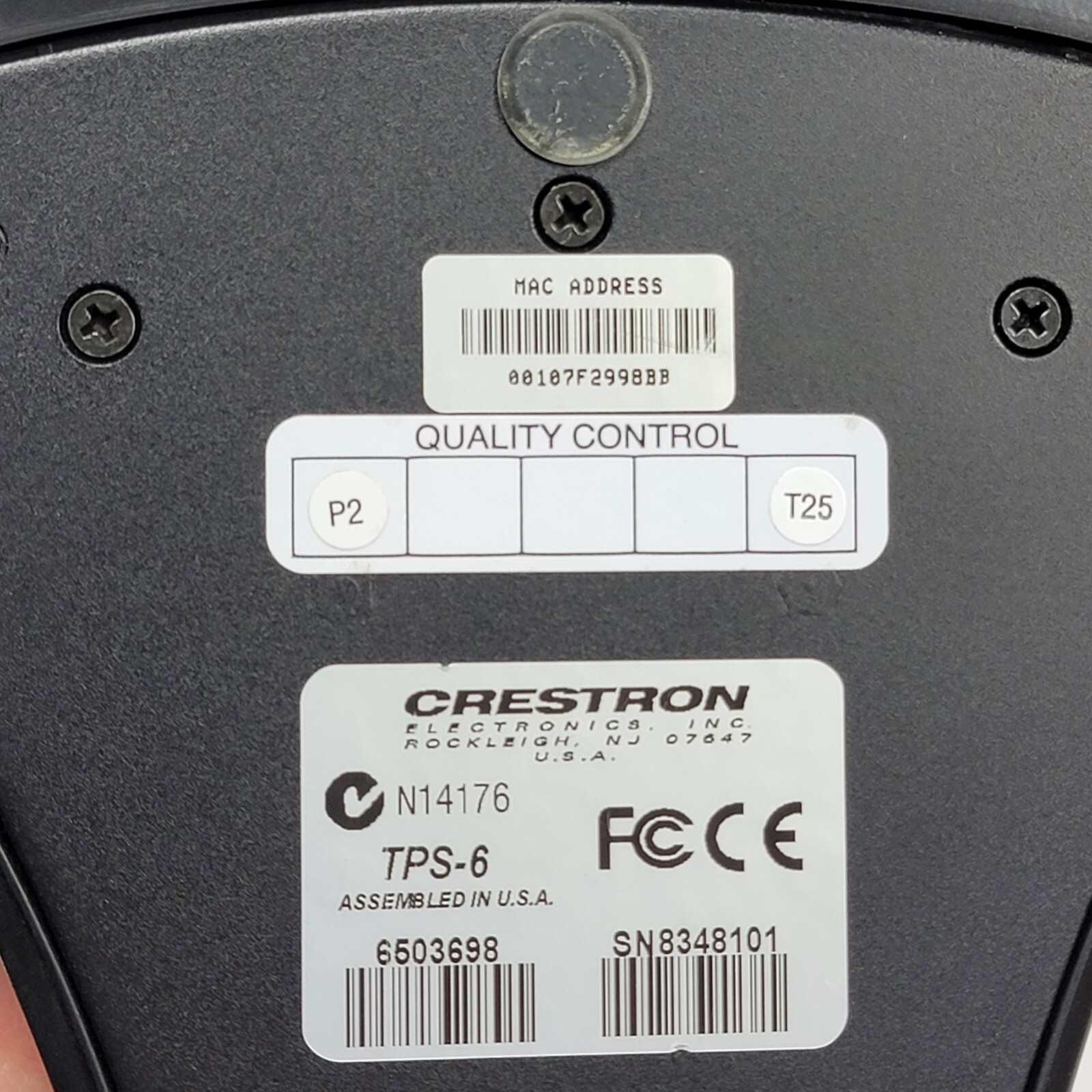 Crestron TPS-6 5.7" WIRELESS TOUCHPANEL TOUCH PANEL Touchscreen with ...