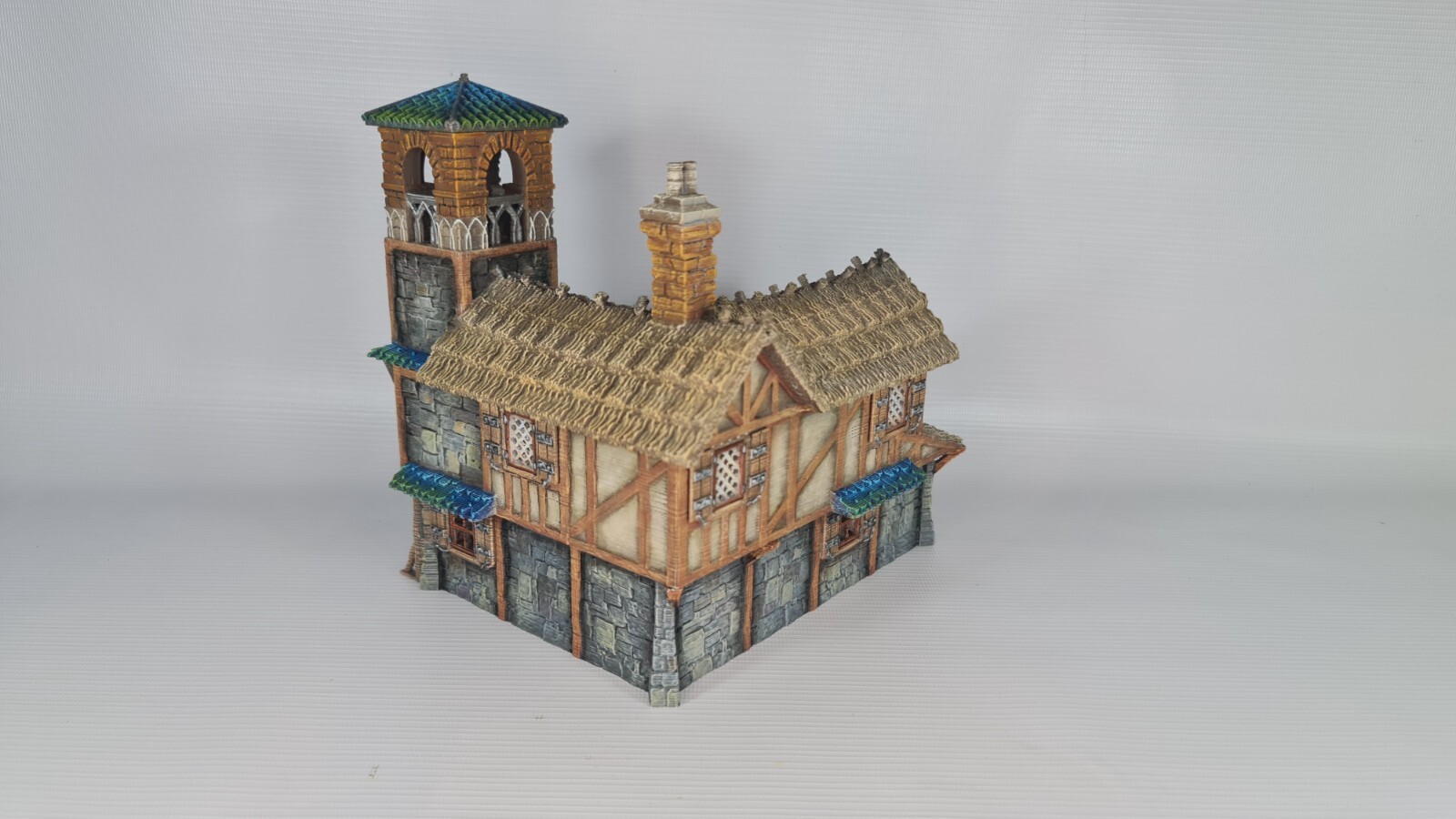 Medieval Town- Bell Tower Farm. 28mm Wargame/RPG/DnD Terrain | eBay UK