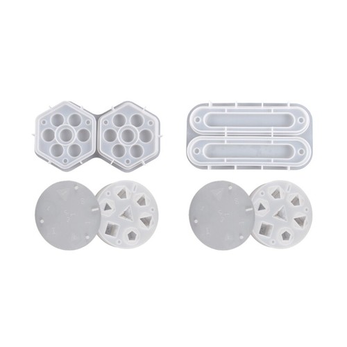 7 Shape Dices Square Triangle Dices Mold Numbers Game Silicone Mold ...