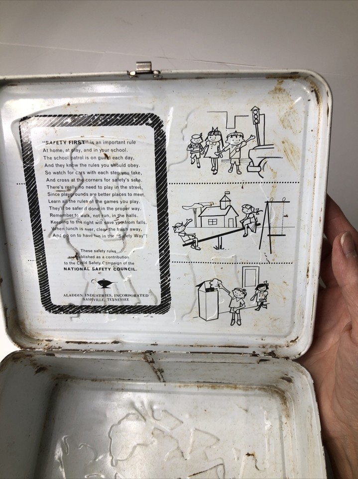 Back in 76 Metal Lunch Box WITH Thermos - Vintage 1975 | eBay