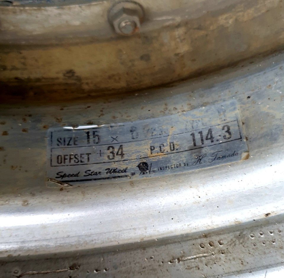 2pc ONLY JDM 15" SSR RS8 rs-8 watanabe rims wheels for ae86 datsun 114 ...