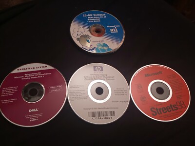 DELL WINDOWS 2002 HP PHOTOSMART SOFTWARE STREETS 98 PLUS 8 PC-CD ROM ...