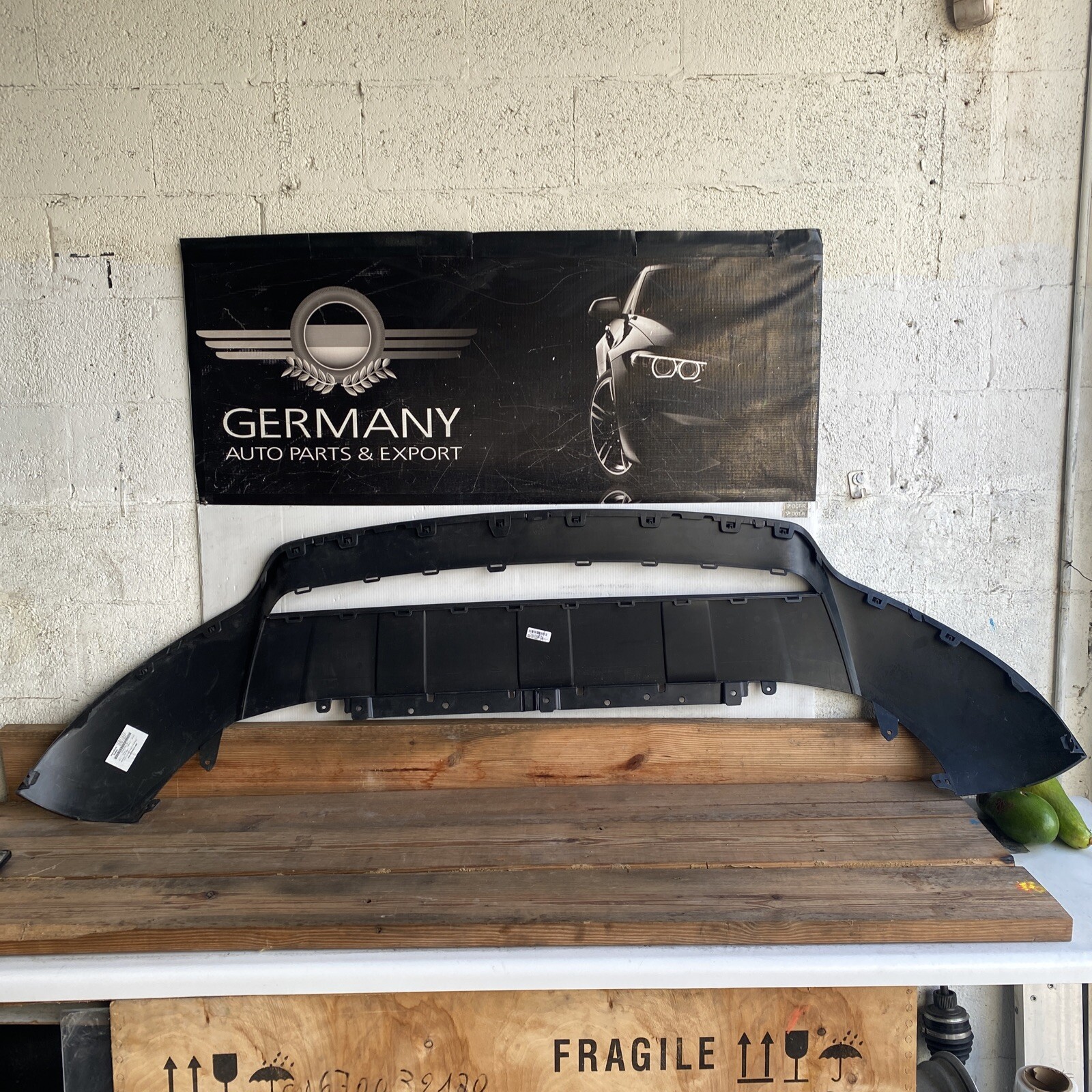 Porsche Cayenne 2018-2023 Front Bumper Spoiler Lower 9Y0807061AOK1 NO ...