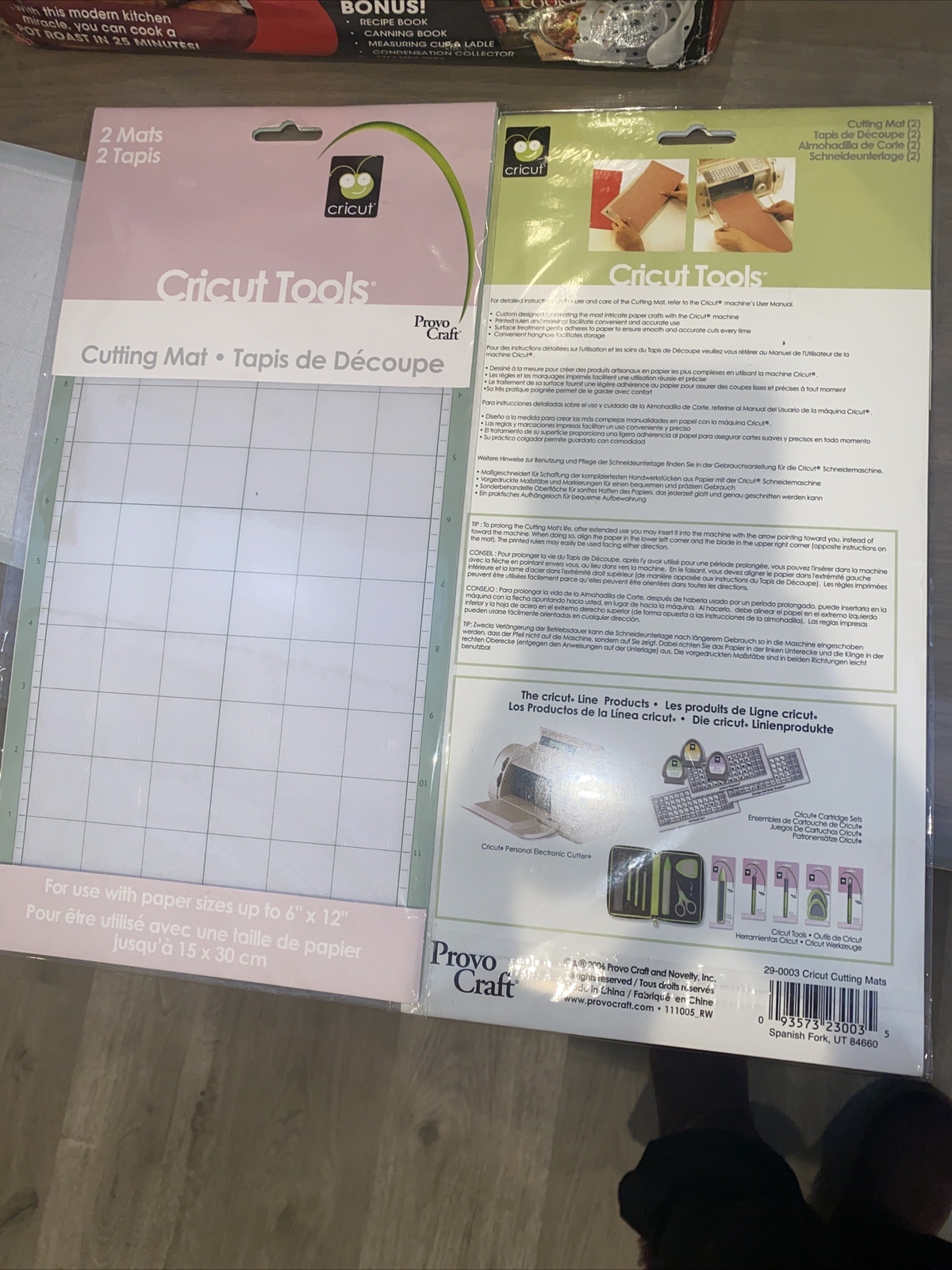 Provo Craft Cricut Personal Electronic Cutter With 3 Cartridges for ...