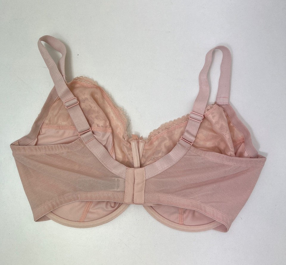 Ladies New Ex M&S Pink Non Padded Lace Trim Bra Size 32D - 44G | eBay UK