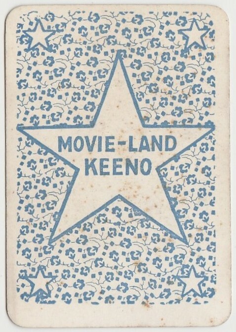 Clive Brook vintage 1929 Wilder Movie-Land Keeno Game Card - Film Star ...