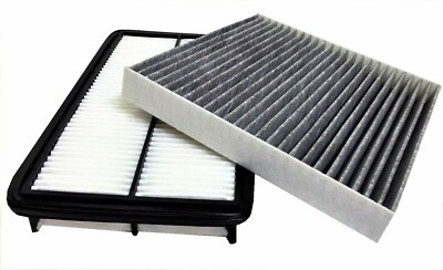 AIR FILTER + CARBONIZED CABIN AIR FILTER for HONDA Odyssey Pilot ACURA ...
