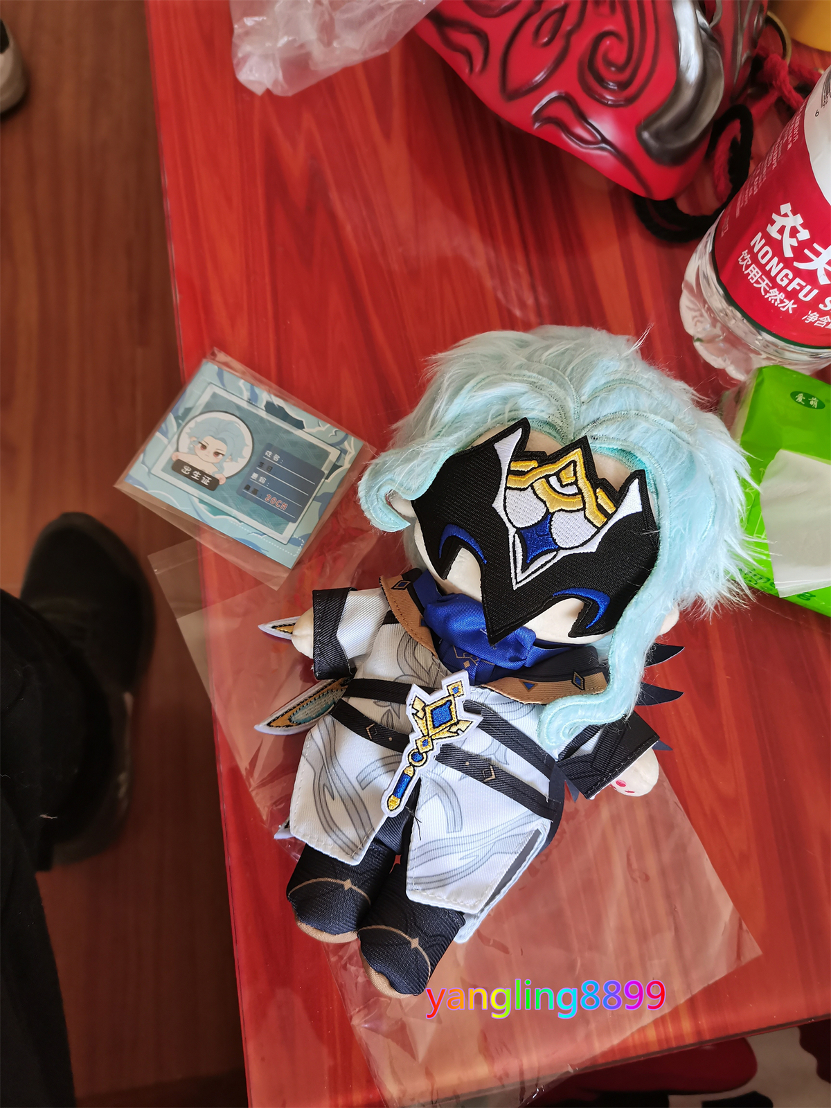 Genshin Impact II Dottore Cosplay Plush Doll Anime Stuffed Toy Change ...