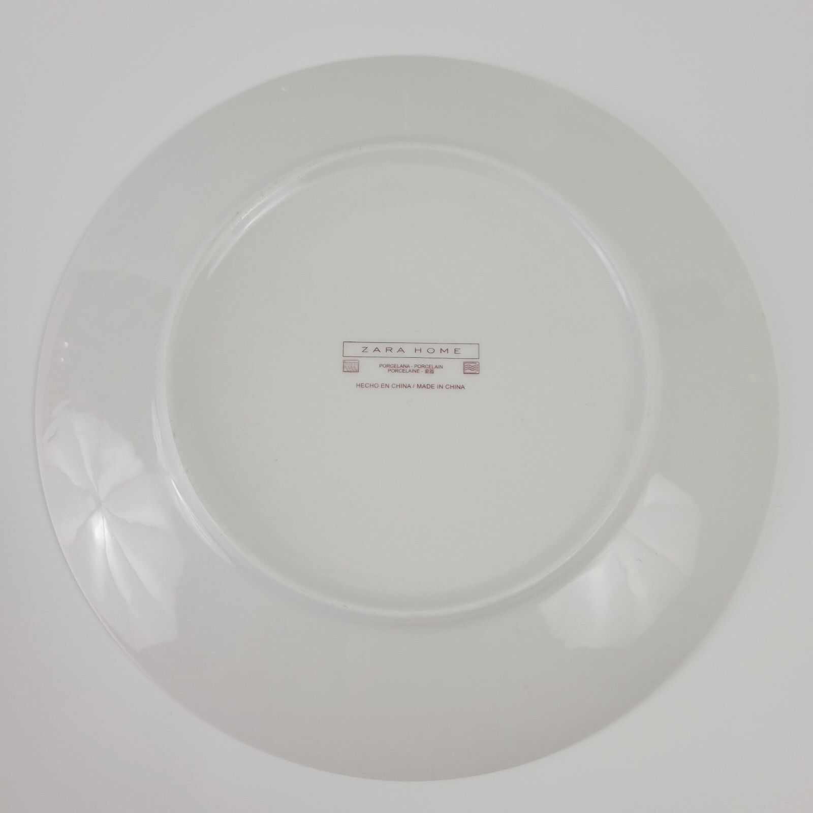 Zara Home Alphabet Kids Plate, E for Elephant, Stars, 8" Blue Porcelain ...