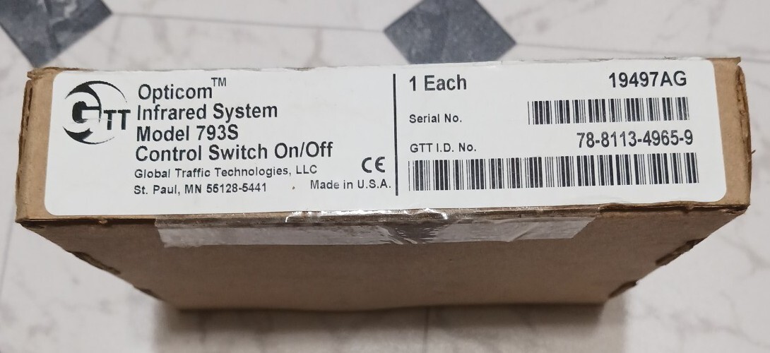 GTT Opticom Infrared System Model 793S Control Switch On/Off New | eBay
