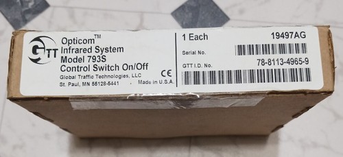 GTT Opticom Infrared System Model 793S Control Switch On/Off New | eBay