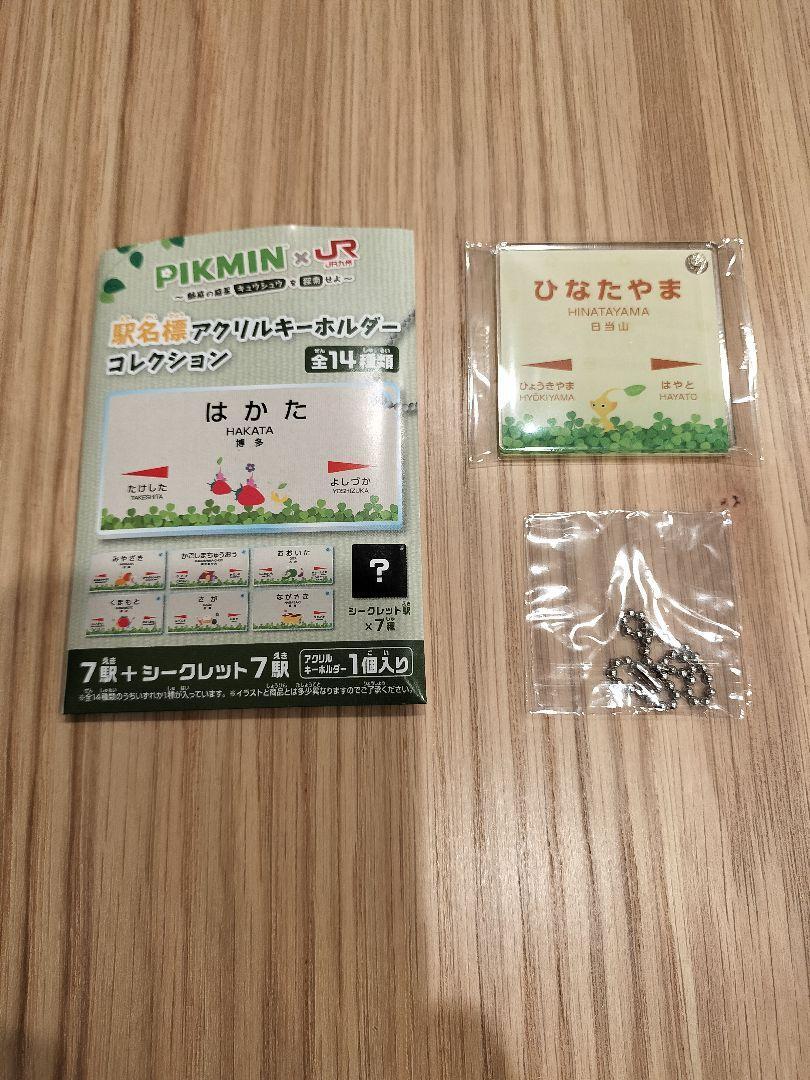 Pikmin Jr Kyushu Station Name Acrylic Keychain Secret… - Gem