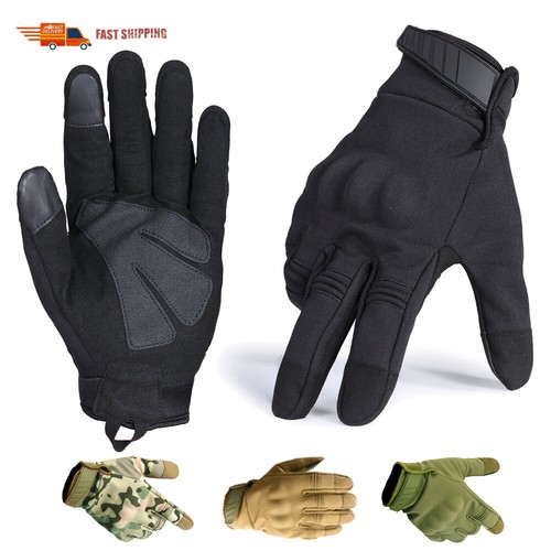 Tactical Full Finger Gloves Waterproof Hunting Army Cycling Gloves ...