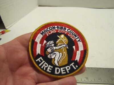VTG MACON-BIBB COUNTY, GA FIRE DEPT PATCH USED | eBay