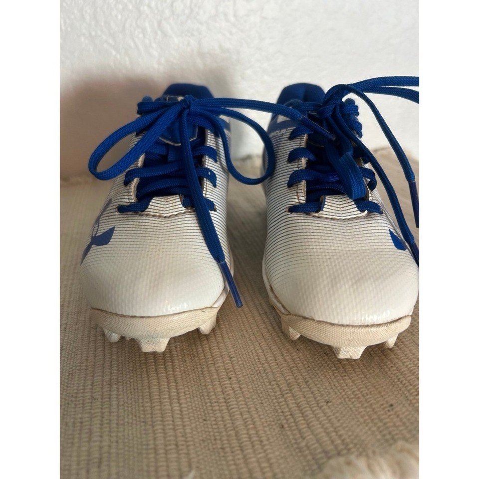 Under Armour Little Kids Baseball Little League Cleats Blue & White ...