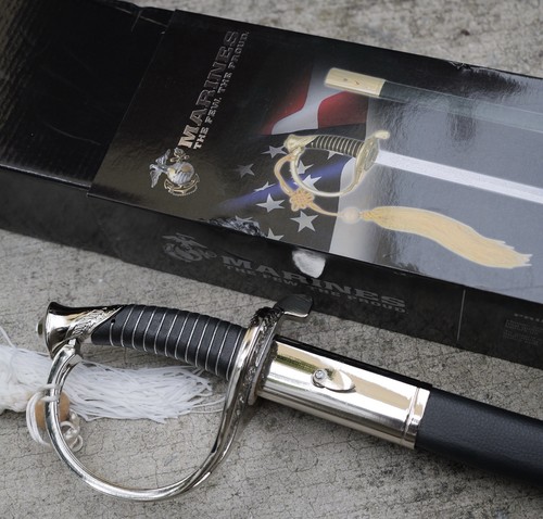 39” USMC Sabre Genuine Licensed Us Marines Sword Ceremonial Engraved ...