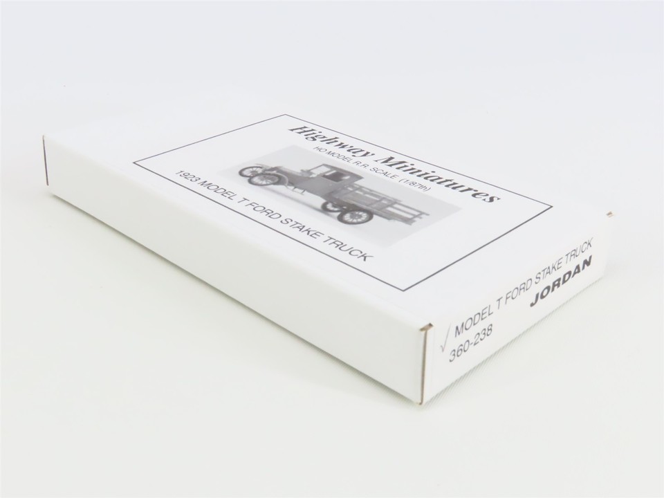 HO Scale Jordan Highway Miniatures Kit #360-238 1923 Model T Ford Stake ...