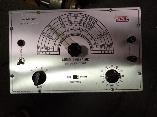 EICO AUDIO GENERATOR MDL 377 SINE & SQUARE WAVE | eBay