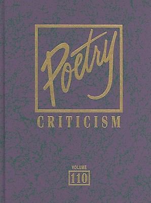 Poetry Criticism Ser.: Poetry Criticism by Michelle Lee (2010 ...