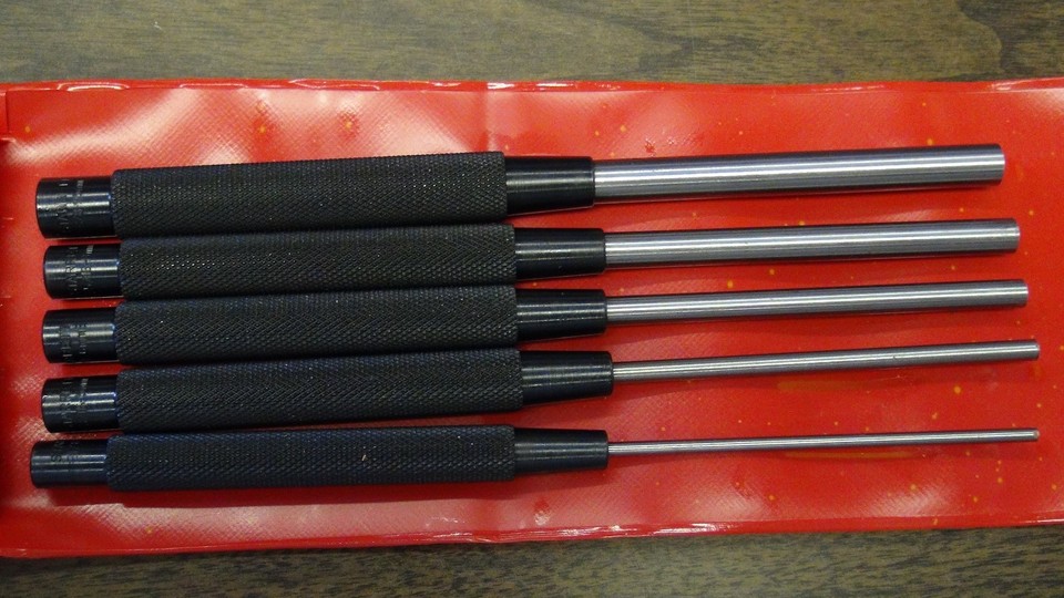 Starrett 5 Pcs Drive Pin Punch set S248PC Old But New in Box Made in ...