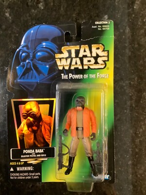 Vintage Star Wars Power of The Force Ponda Baba | eBay
