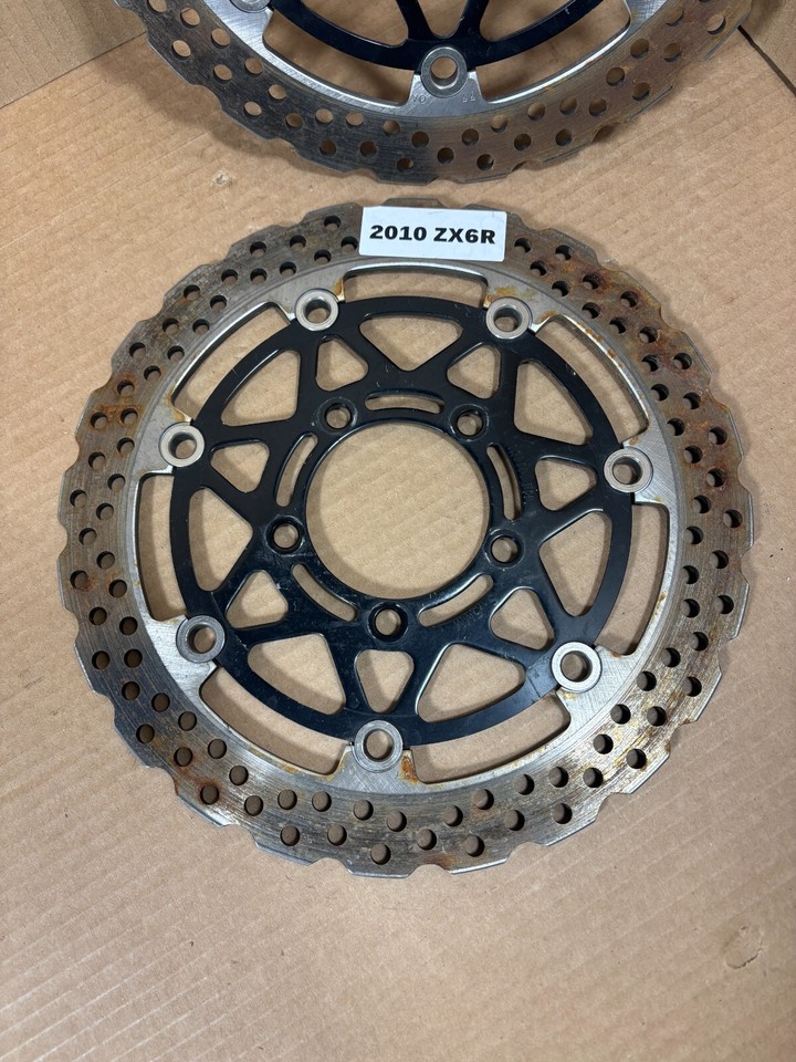 09-12 KAWASAKI ZX6R ZX600R NINJA OEM Disques De Frein Avant | eBay