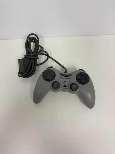Dual Impact Gamepad Joypad P-113 Gray Wired Dual Analog Digital ...